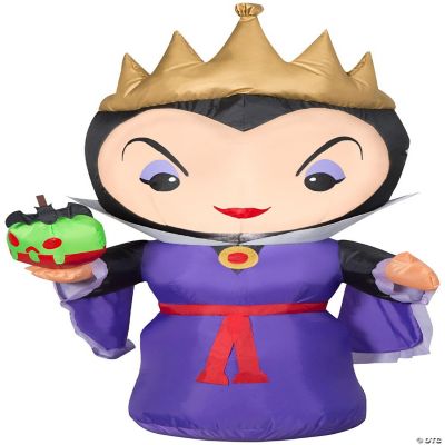 Gemmy Airblown Inflatable Evil Queen 3.5 ft Tall purple