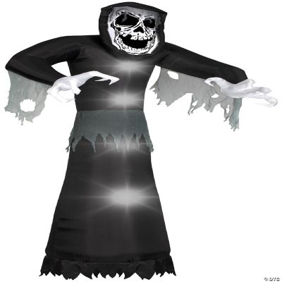 Gemmy Christmas Airblown Inflatable Beckoning Reaper Giant 10 ft Tall ...