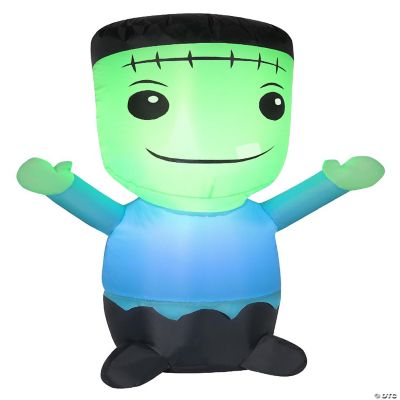 Occasions 5' Inflatable Monster, 5 ft Tall, Multicolored | Oriental Trading