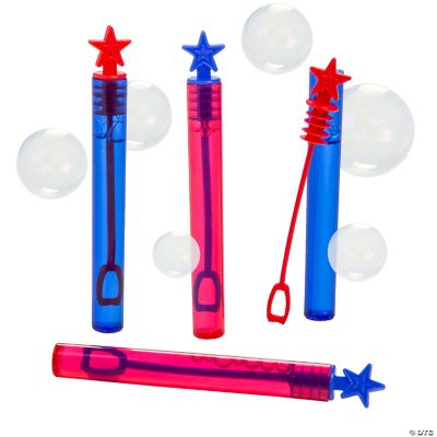 Mini Patriotic Bubble Tubes 24 Pc Discontinued