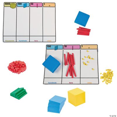 Base Ten Math Learning Kit - 241 Pc. | Oriental Trading