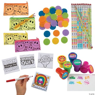 240 Pc. Positive Affirmation Stationery Kit for 24