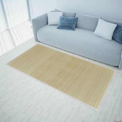 vidaXL Rectangular Natural Bamboo Rug 31.5" x 78.7" | Oriental Trading