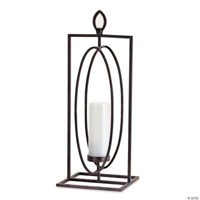 Melrose International Iron Candle Holder Stand, 24 Inches (Set of 2 ...