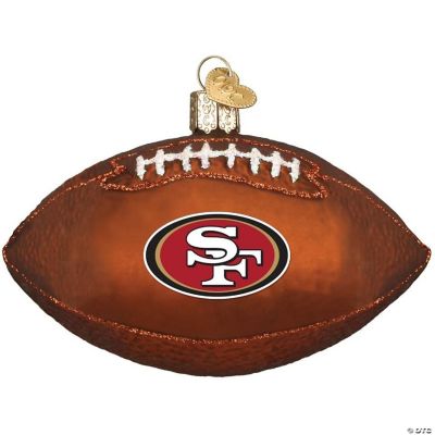 Old World Christmas San Francisco 49ers Football Ornament For Christmas ...