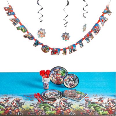 Marvel Comics The Avengers™ Party Kit for 8 - 77 Pc.