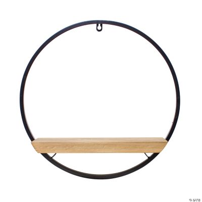 Melrose International Circle Wall Shelf, 17 Inches | Oriental Trading