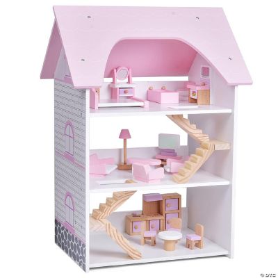 Fun Little Toys - Wooden Dollhouse