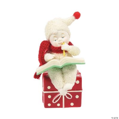 Snowbabies Classic Checking Santa's List Figurine 6008630