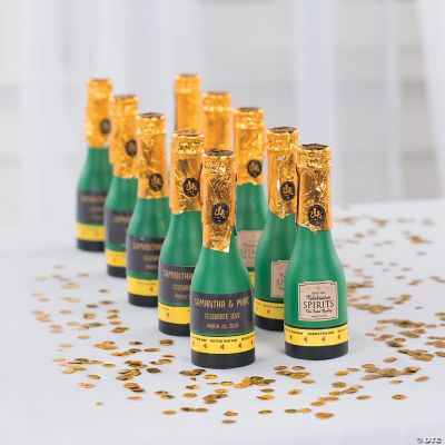 Bulk 48 Pc. Mini Champagne Confetti Party Poppers | Oriental Trading