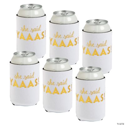 Bulk 36 Pc. She Said Yaaas Can Coolers | Oriental Trading