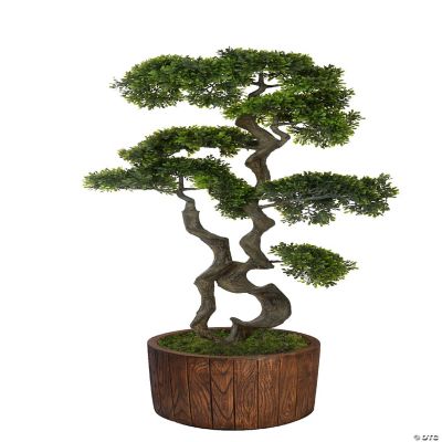 Vintage Home Artificial Faux Real Touch 50" Tall Bonsai Tree And ...