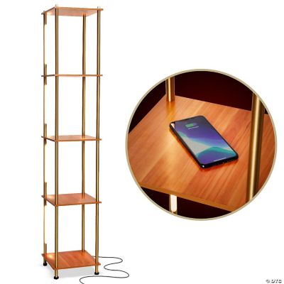 BRIGHTECH PLUS ARIA LED FLOOR LAMP - BRASS - 63" | Oriental Trading