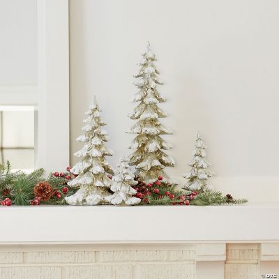 Melrose International Holiday Tree Décor (Set of 4) | Oriental Trading