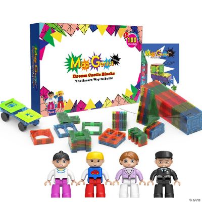Mag Genius Educational & Colorful Magnetic Building Block Set 102 ...
