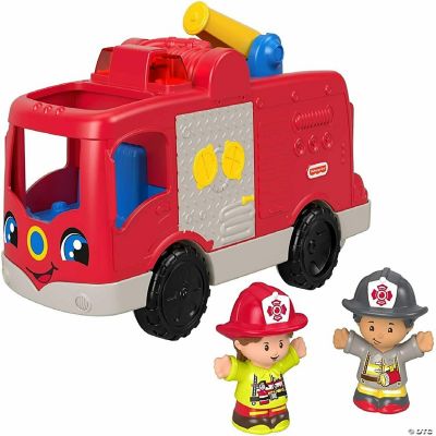 Fisher-Price Little People Helping Others Fire Truck, musical toy fire ...