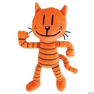 MerryMakers - DOG MAN'S PETEY 9" Orange Plush Cat | Oriental Trading