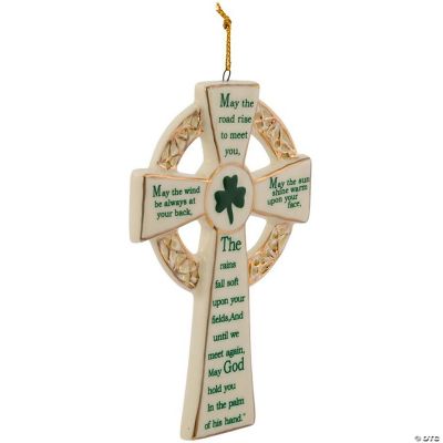 Kurt Adler Porcelain Irish Cross Ornament | Oriental Trading