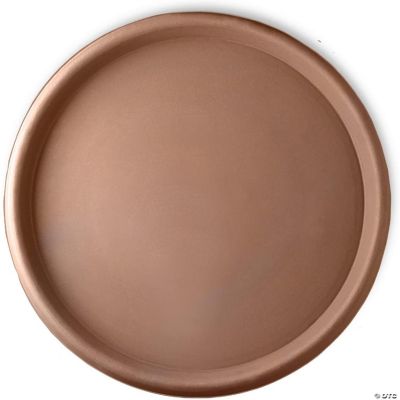 Crescent Garden Universal Round Saucer for Potted Plants, W Terracotta ...
