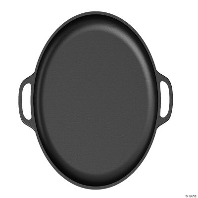 Chef Pomodoro - 12", Cast Iron Pizza Pan, Pre-Seasoned Skillet With Handles