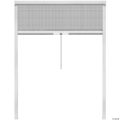 vidaXL White Roll Down Insect Screen for Windows 55.1"x66.9"