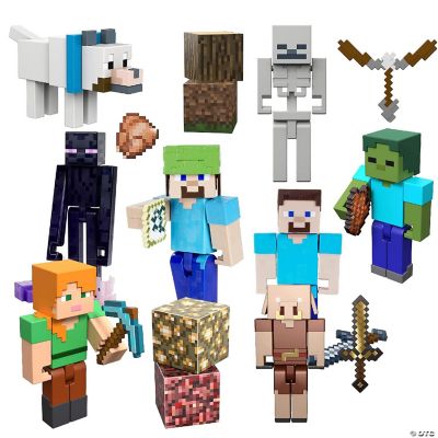 Minecraft 3.5 Inch Core Action Figure Bundle 8-Pack