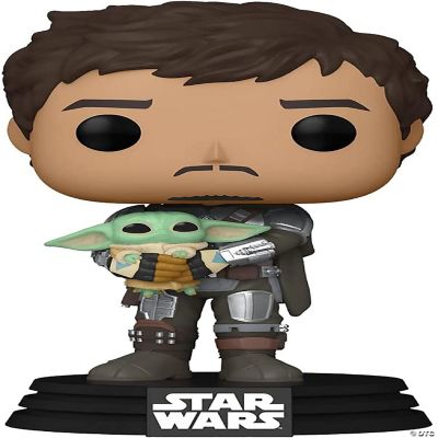 Star Wars Mandalorian Funko POP Vinyl Figure Mando Holding Child ...