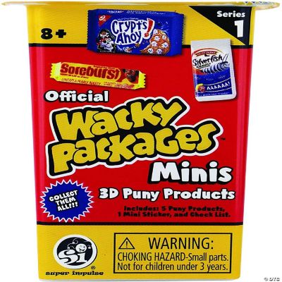 Wacky Packages Minis Series 1 Blind Box 5 Random Pieces | Oriental Trading