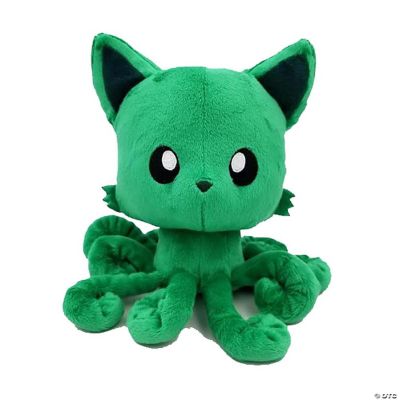 Tentacle Kitty 8 Inch Plush, Emerald Green | Oriental Trading