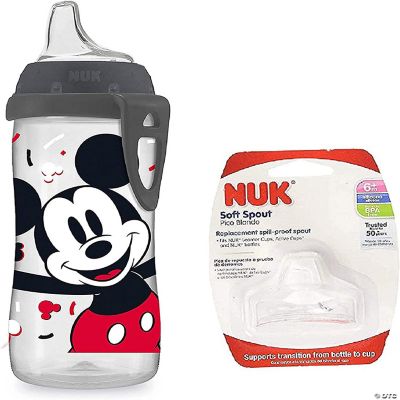NUK Disney Active Cup, 10oz, Mickey Mouse with extra Spout | Oriental ...