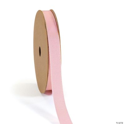 LaRibbons 3/8" Premium Textured Grosgrain Ribbon -Pearl Pink | Oriental ...