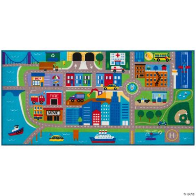 Wildkin Cityscape 3x6 Play Rug
