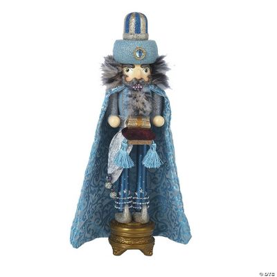 Kurt Adler Hollywood Turquoise King Nutcracker, 18 inches