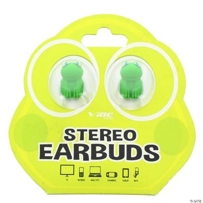 Vibe Molded Frog In-Ear Earbuds