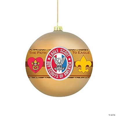 Kurt Adler Boy America Path to Eagle Scout 80MM Glass Ball Ornament ...