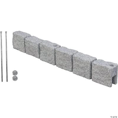 Garden True Form Flex-Wall Resin Edging Gardens, Plastic Greystone ...