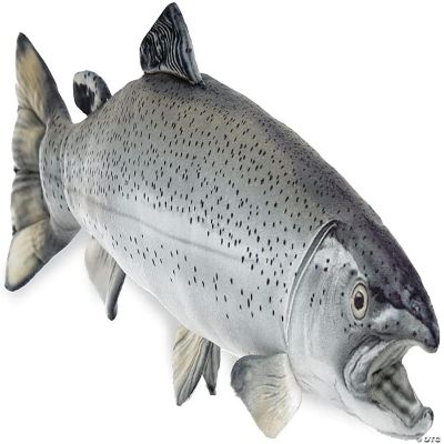 Real Planet Silver Trout Silver 21 Inch Realistic Soft Plush | Oriental ...