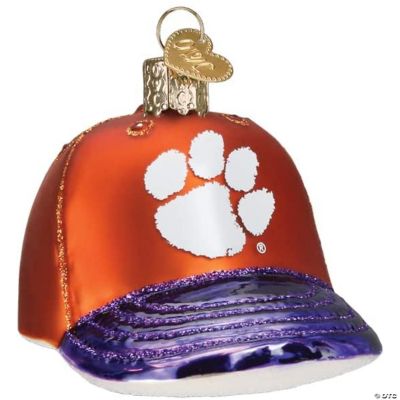 Old World Christmas Hanging Glass Tree Ornament, Clemson Baseball Cap