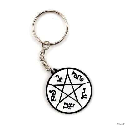 Supernatural Devil's Trap Soft Enamel/Metal Key Chain | Oriental Trading