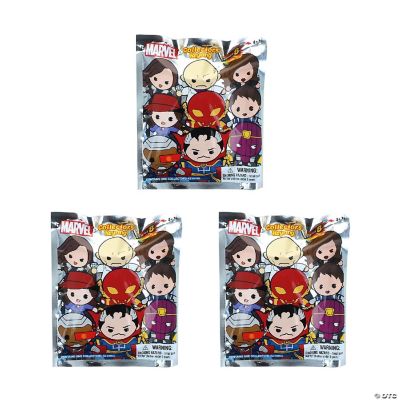 Marvel Series 8 Blind Bag Foam Figural Key Ring Lot of 3 | Oriental Trading