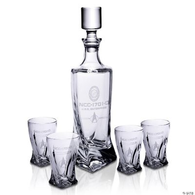 Star Trek: The Next Generation 5-Piece Whiskey Decanter Set | Oriental ...