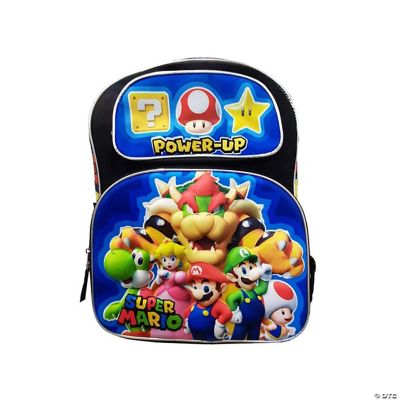 Super Mario 12 Inch 3D Molded Kids Backpack | Oriental Trading