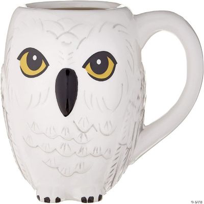Harry Potter Hedwig Owl 3D Sculpted Ceramic Mug Holds 20 Ounces ...