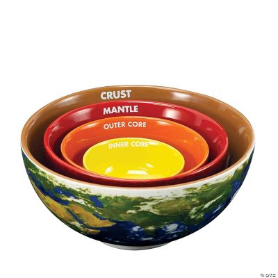 Earth Cross Section Nesting Bowls Set of 4 | Oriental Trading