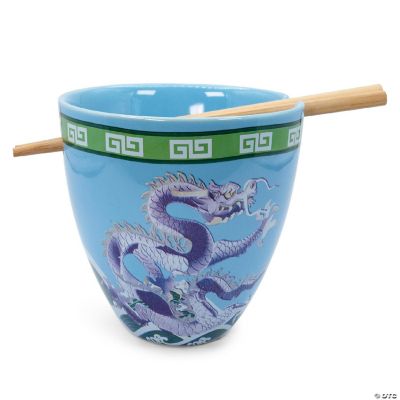 Bowl Bop Blue Dragons Japanese Dinnerware Set 16-Ounce Ramen Bowl ...