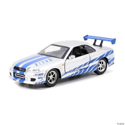 Fast and Furious 1:32 Brians Nissan Skyline GT-R R34 Diecast Car ...