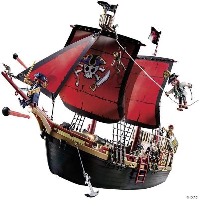 Playmobil Pirates 70411 Skull Pirate Ship 132 Piece Set | Oriental Trading