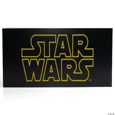 Star Wars Official Logo 17-Inch Light Box Electric/USB Mood Light ...