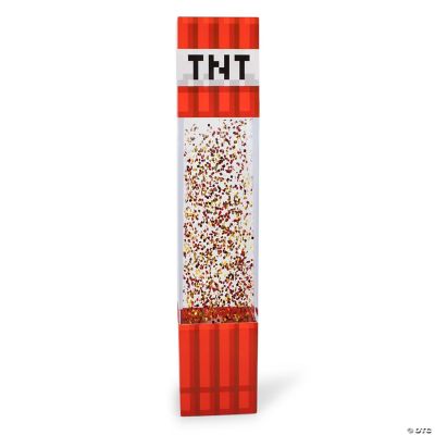Minecraft TNT Block LED Glitter Motion Lamp 12 Inches | Oriental Trading