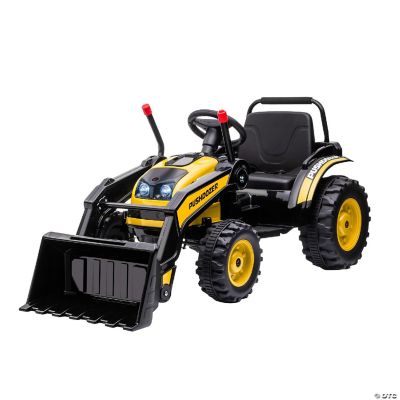 Aosom Ride on Construction Excavator Battery Powered Truck w/ Sound ...
